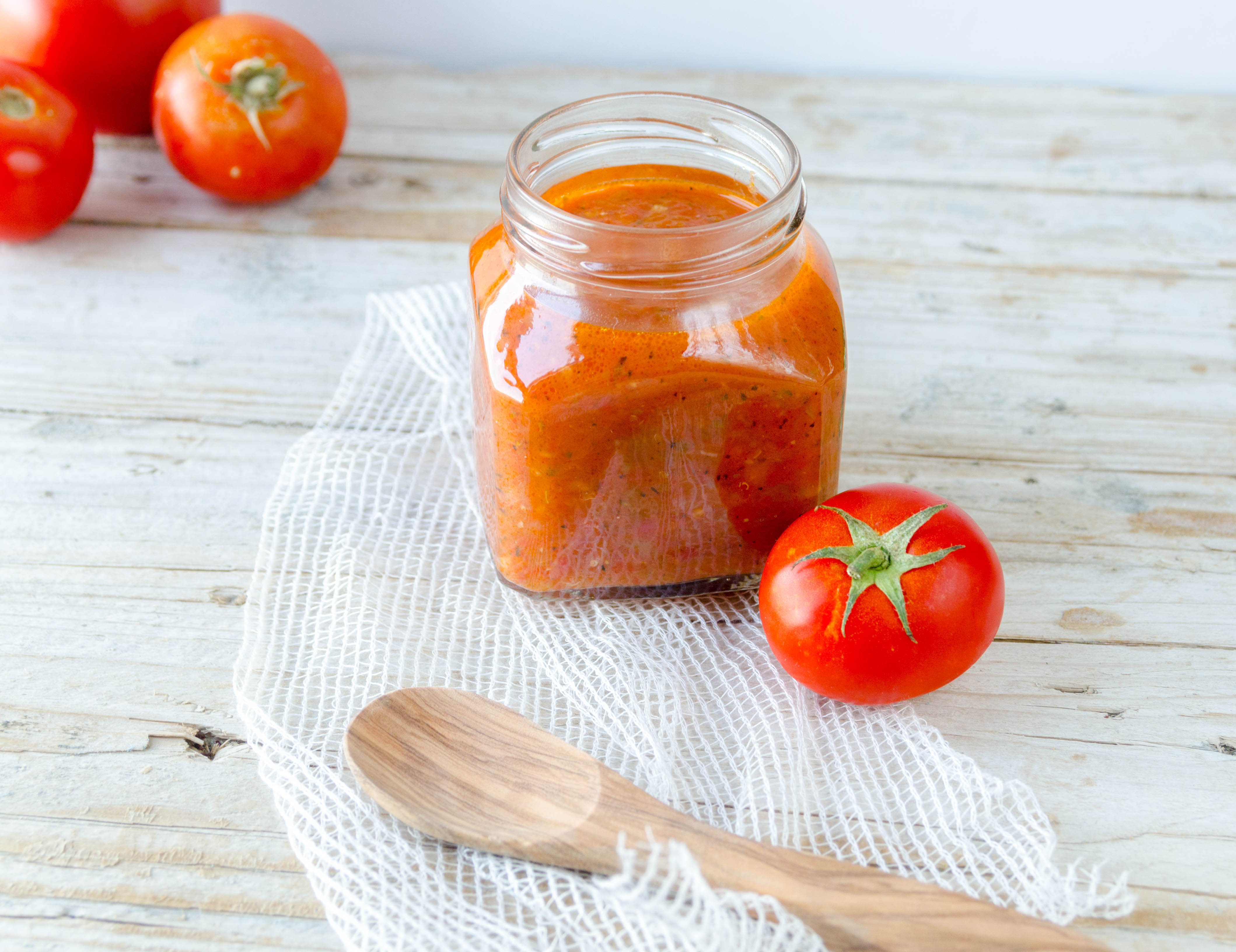 Salsa De Tomate Casera